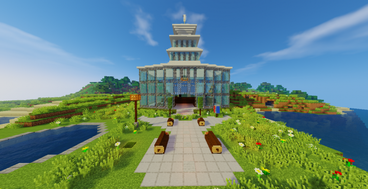 Crystal Palace - Palácio de Cristal PT/US Minecraft Map