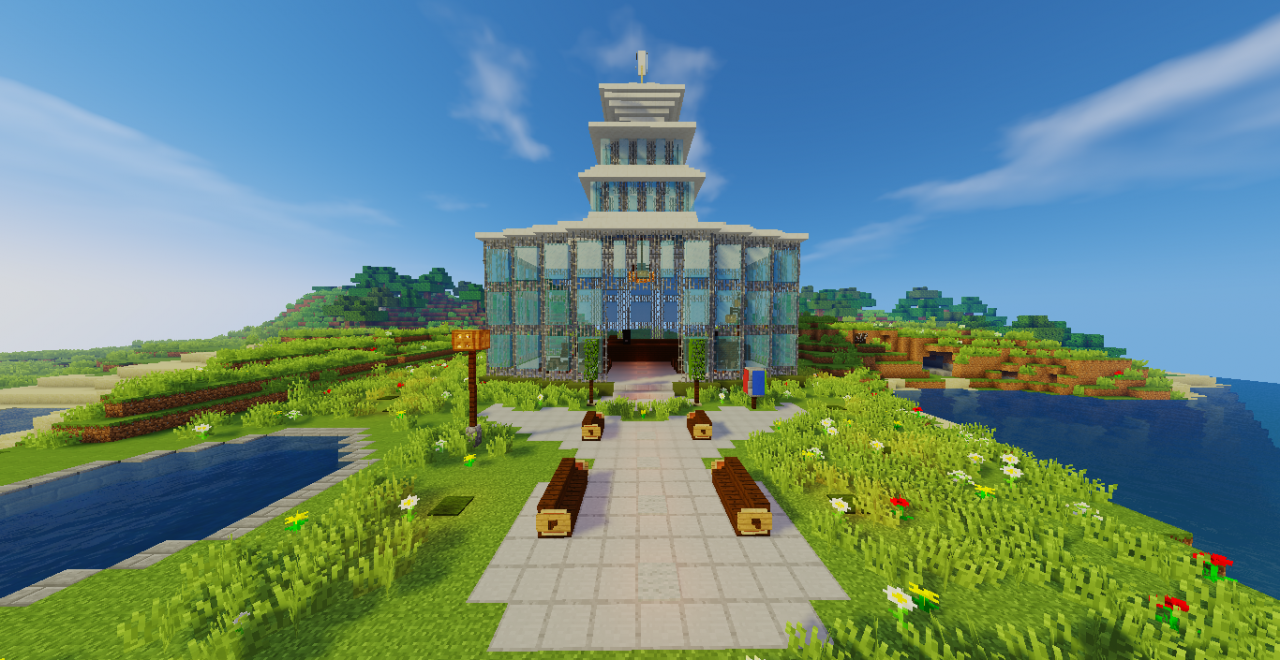 Crystal Palace - Palácio de Cristal PT/US Minecraft Project