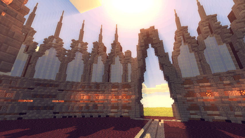 Castle themed server spawn Minecraft Map