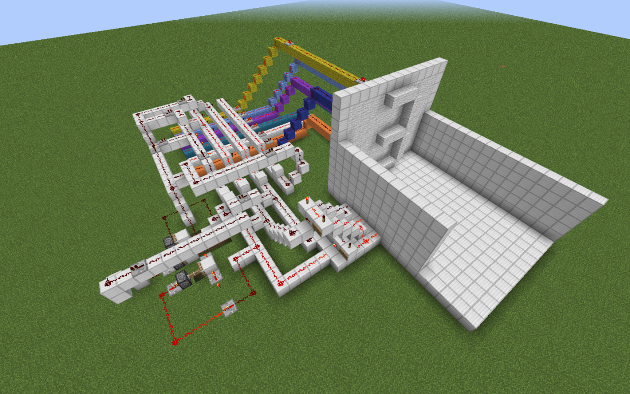 Simple calculator with screen Minecraft Map