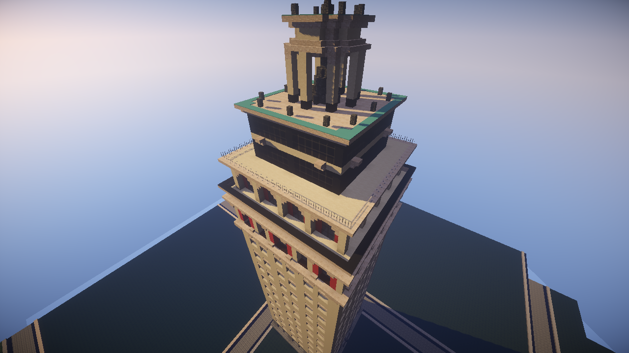 Nebotičnik, Skyscraper - Ljubljana, Slovenia Minecraft Map