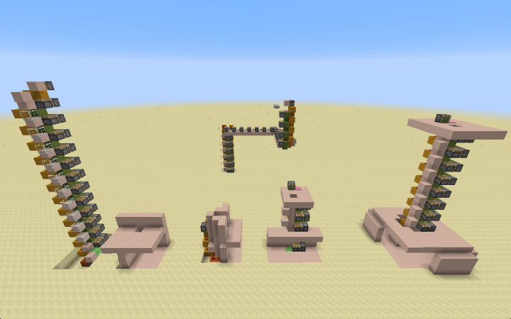 Elevator (3x3) | up, down and sideways! Minecraft Map