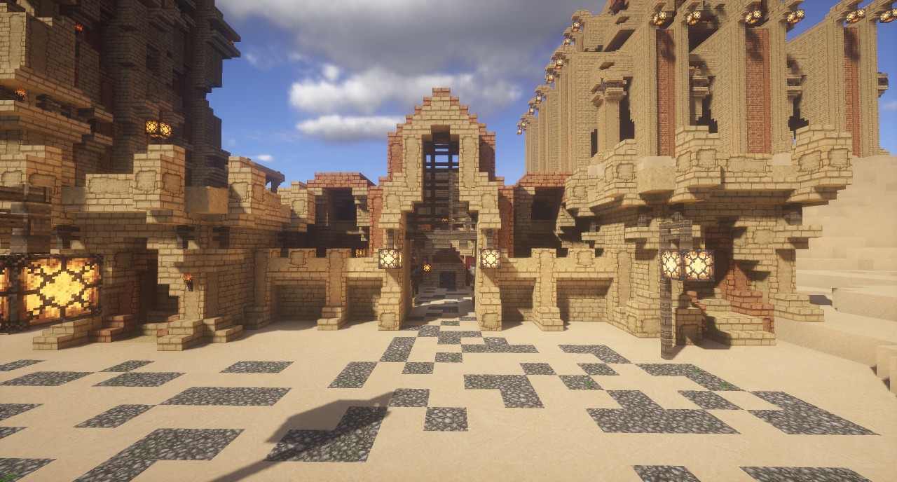 Fantasy Desert Barracks Minecraft Map