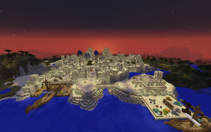 La muraille des sables Minecraft Map