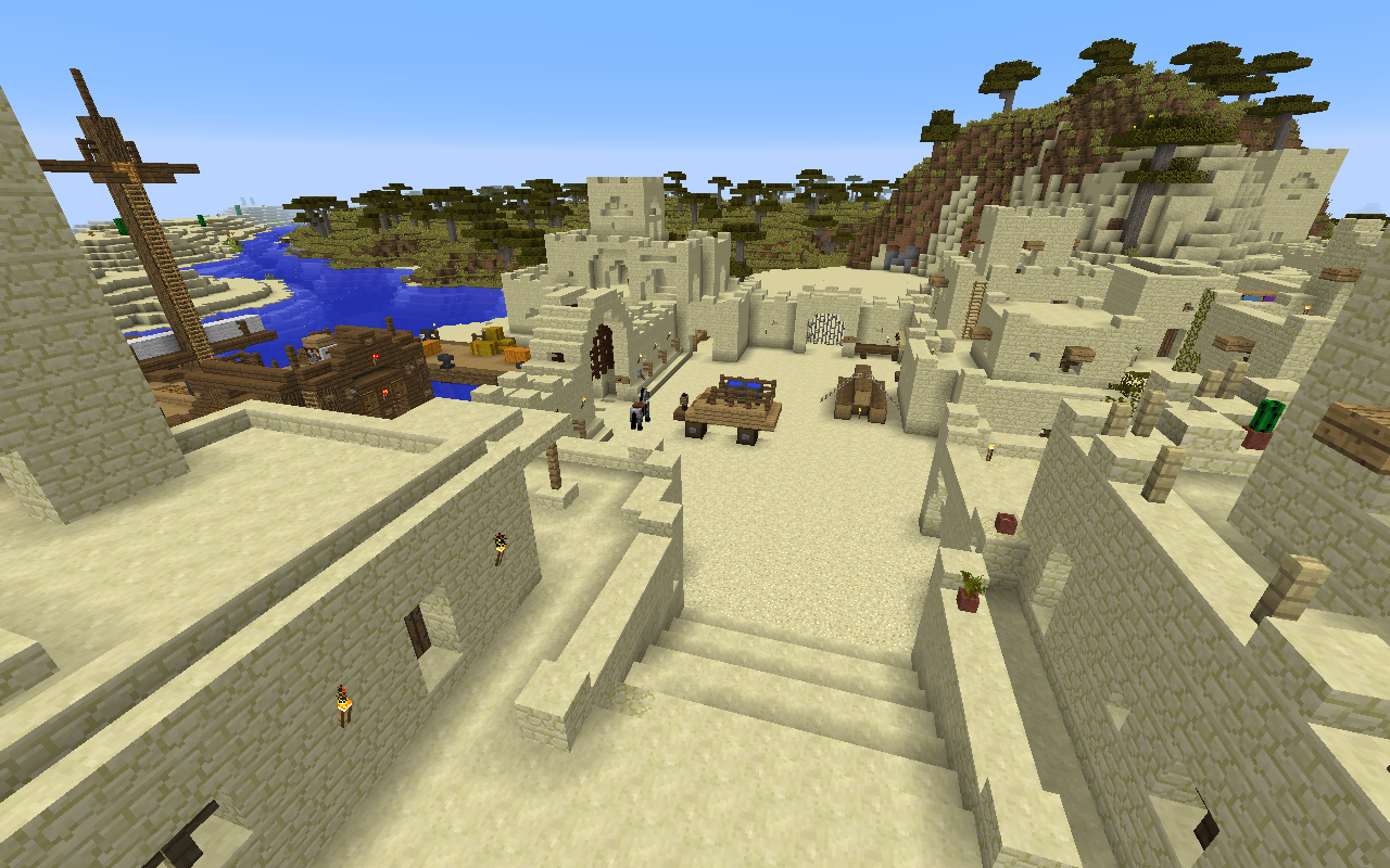 La muraille des sables Minecraft Map