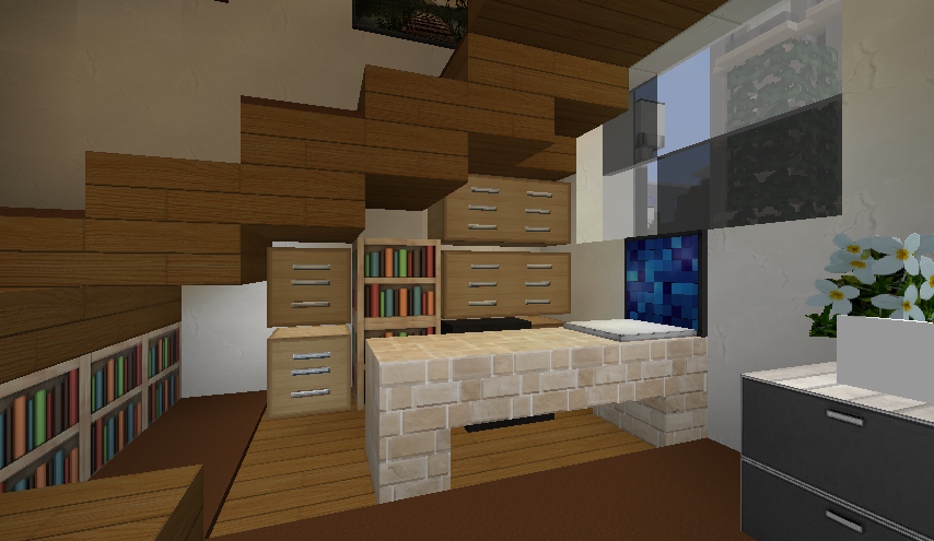 Small Library N°01 Minecraft Map
