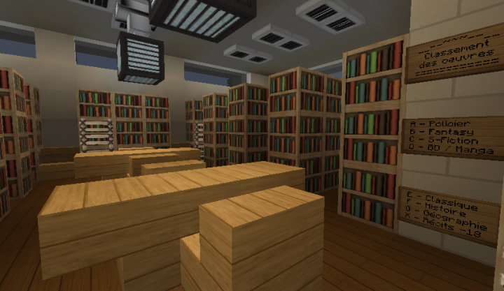 Small Library N°01 Minecraft Map