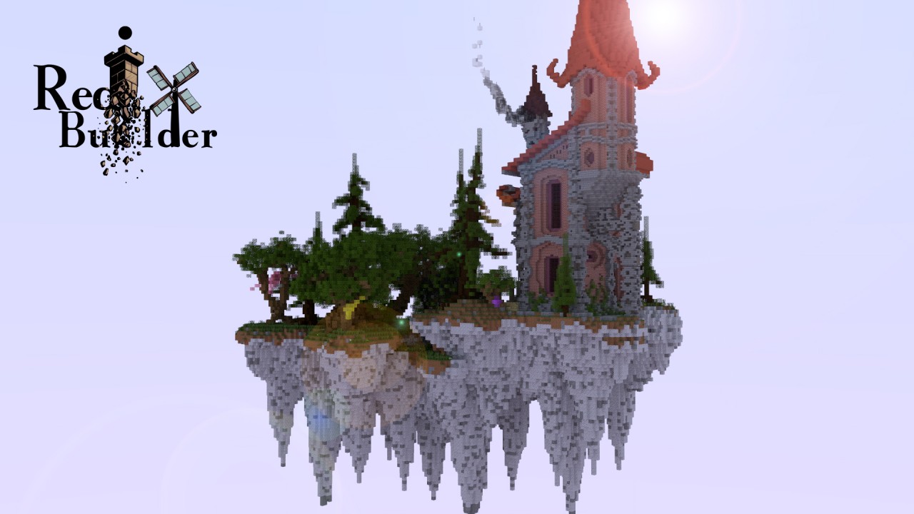 Small House on Flying Island Minecraft Map