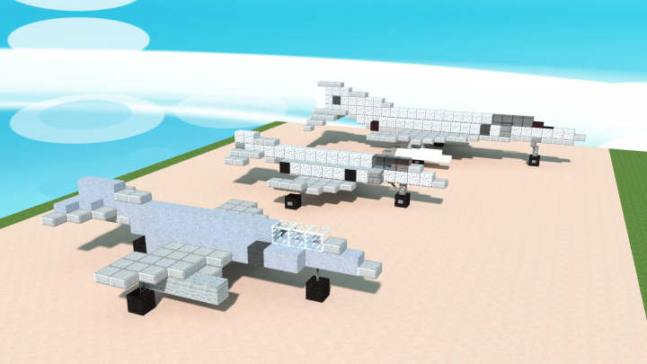 F-4 Phantom II Fighter Bomber Minecraft Map