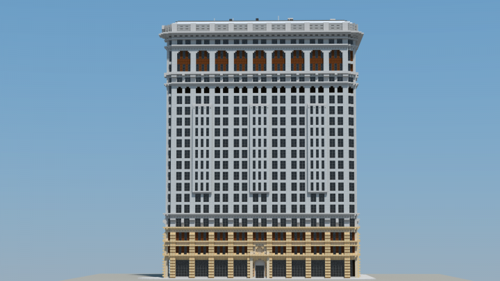 Flatiron Building, New York. Minecraft Map