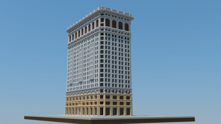 Flatiron Building, New York. Minecraft Map