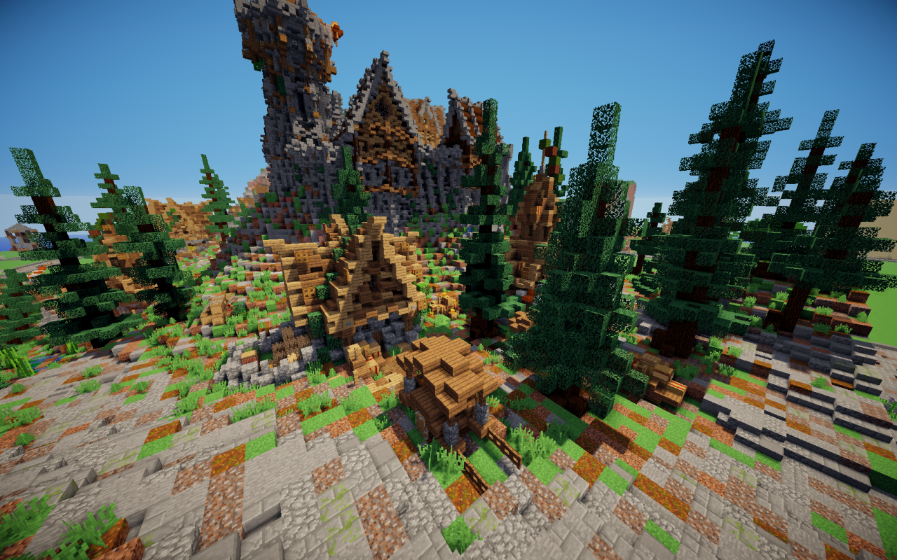 Plot Build | Medieval Castle Minecraft Map