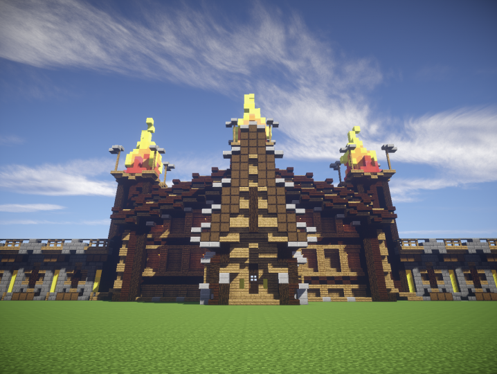 Village Gate + Timelapse Minecraft Map