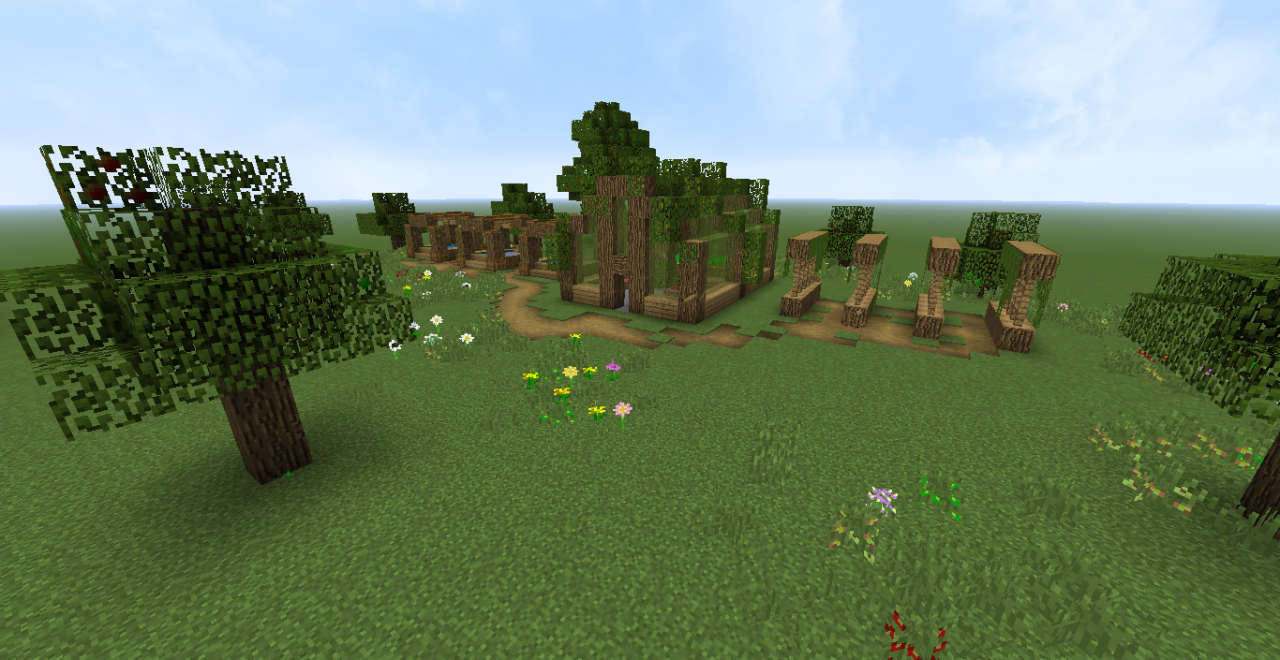 medium-sized, practical, Overgrown greenhouse that looks good in a ...