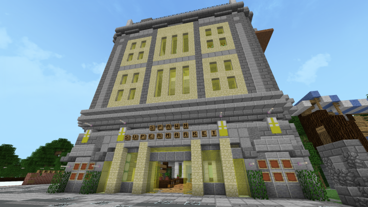 Super Market Building Minecraft Map