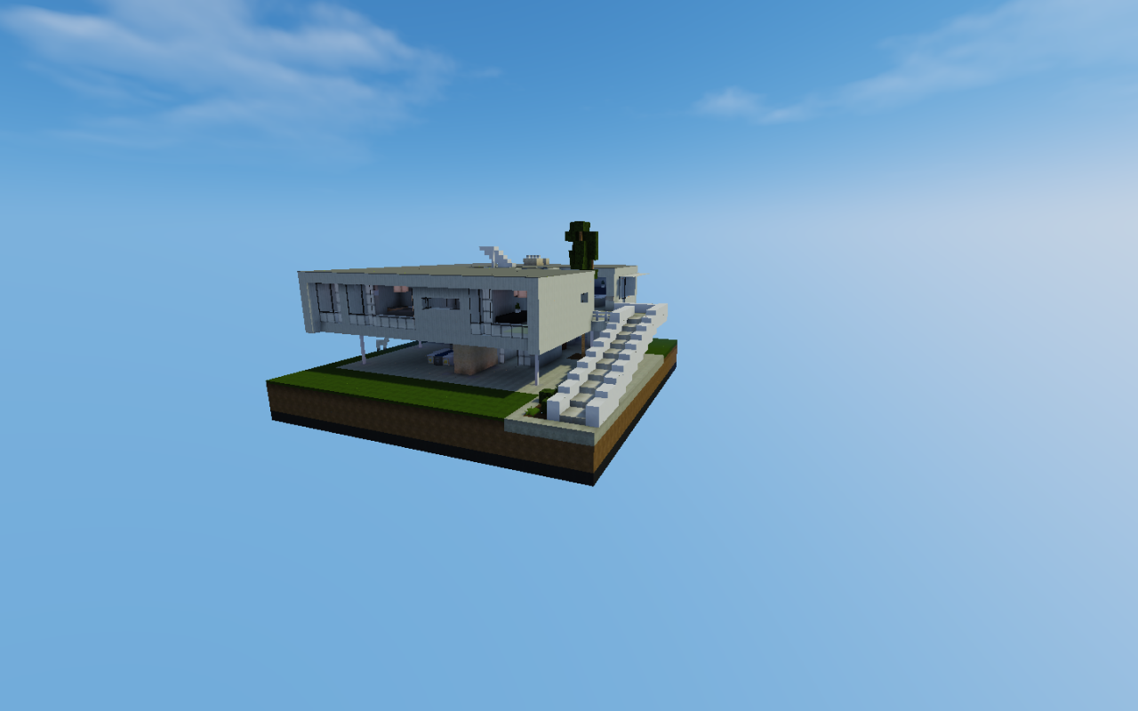 modern family house Minecraft Map