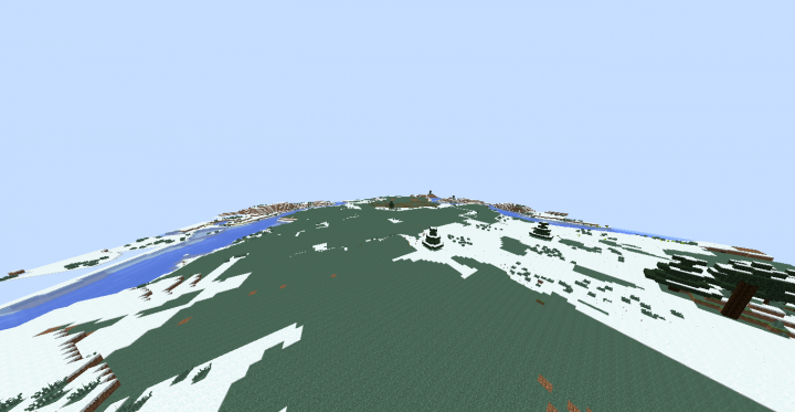 Ice Plains (For Buldings) Minecraft Map