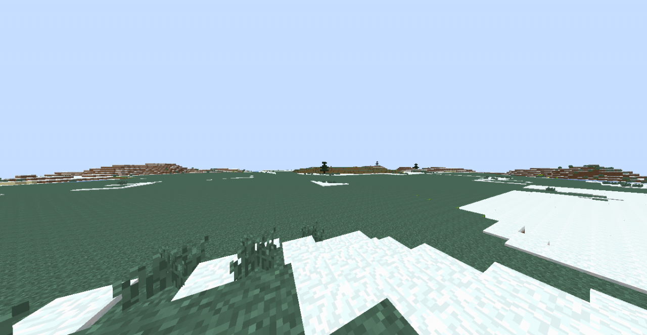 Ice Plains (For Buldings) Minecraft Map