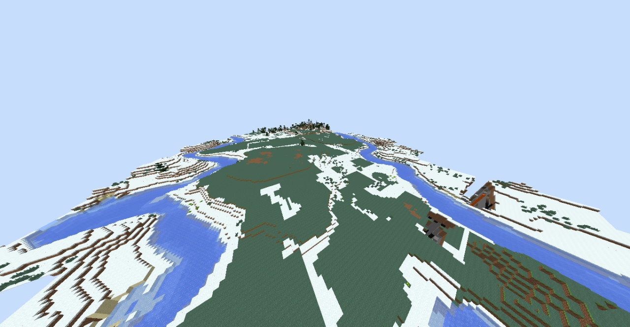 Ice Plains (For Buldings) Minecraft Map