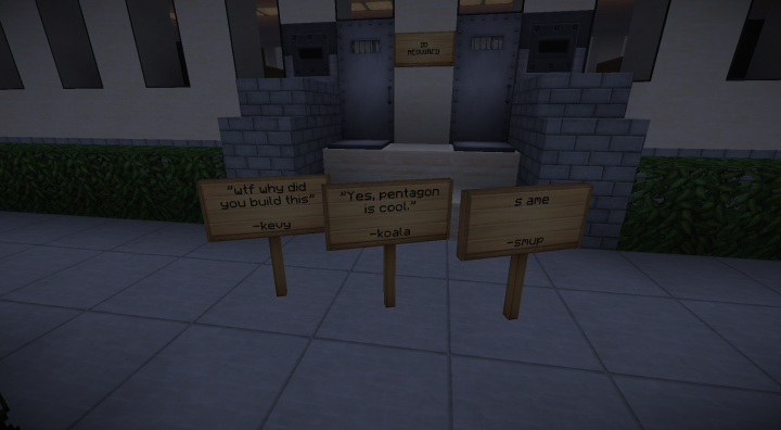 The Pentagon Minecraft Map