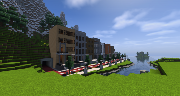 Modern - Dutch Street Houses Minecraft Map