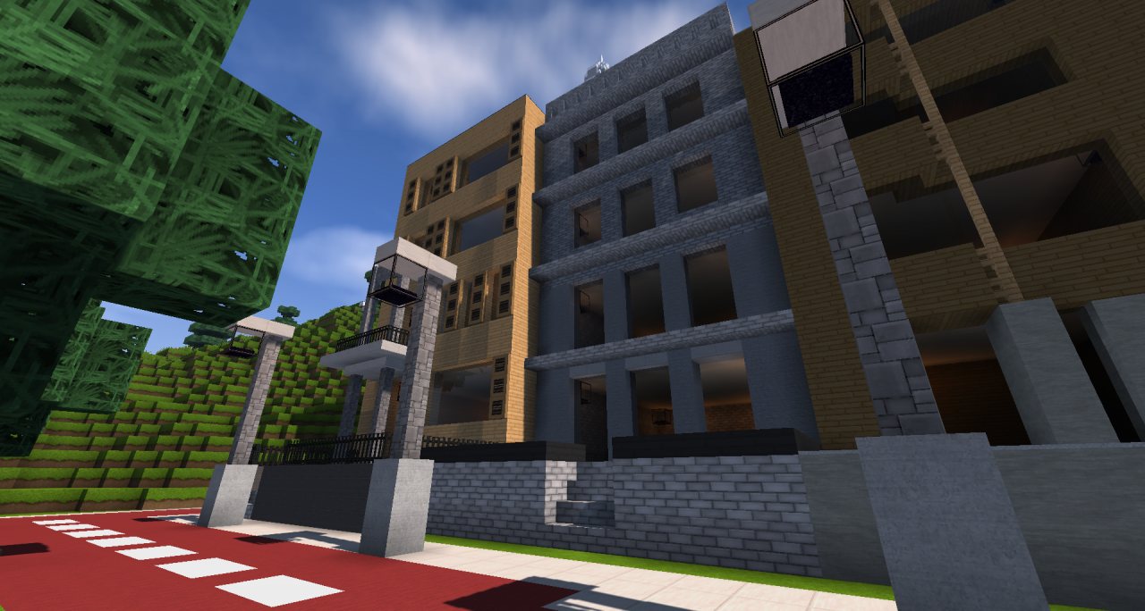 Modern - Dutch Street Houses Minecraft Map