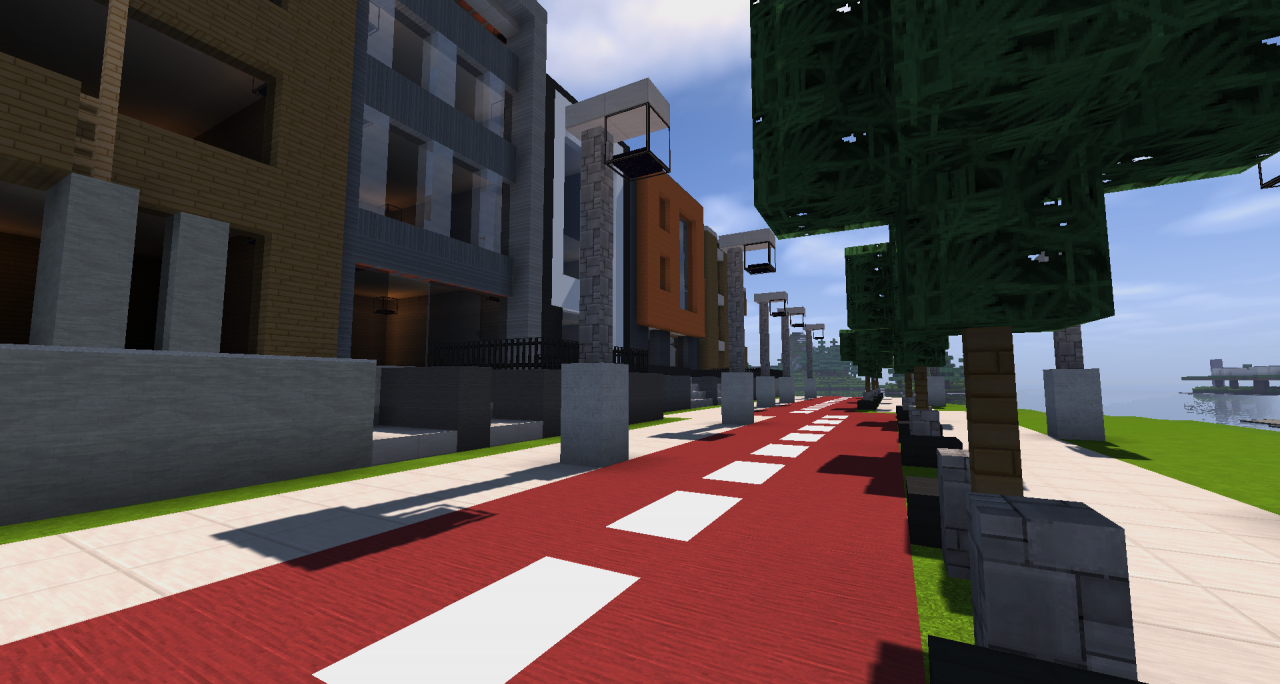 Modern - Dutch Street Houses Minecraft Map