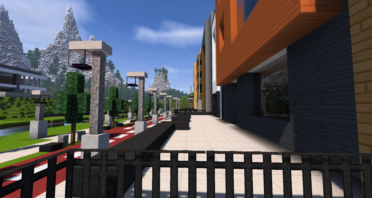 Modern - Dutch Street Houses Minecraft Map
