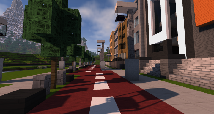 Modern - Dutch Street Houses Minecraft Map