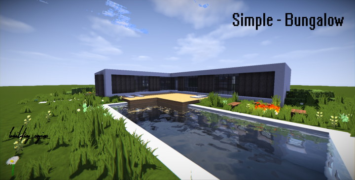 Simple - A modern Bungalow Minecraft Map