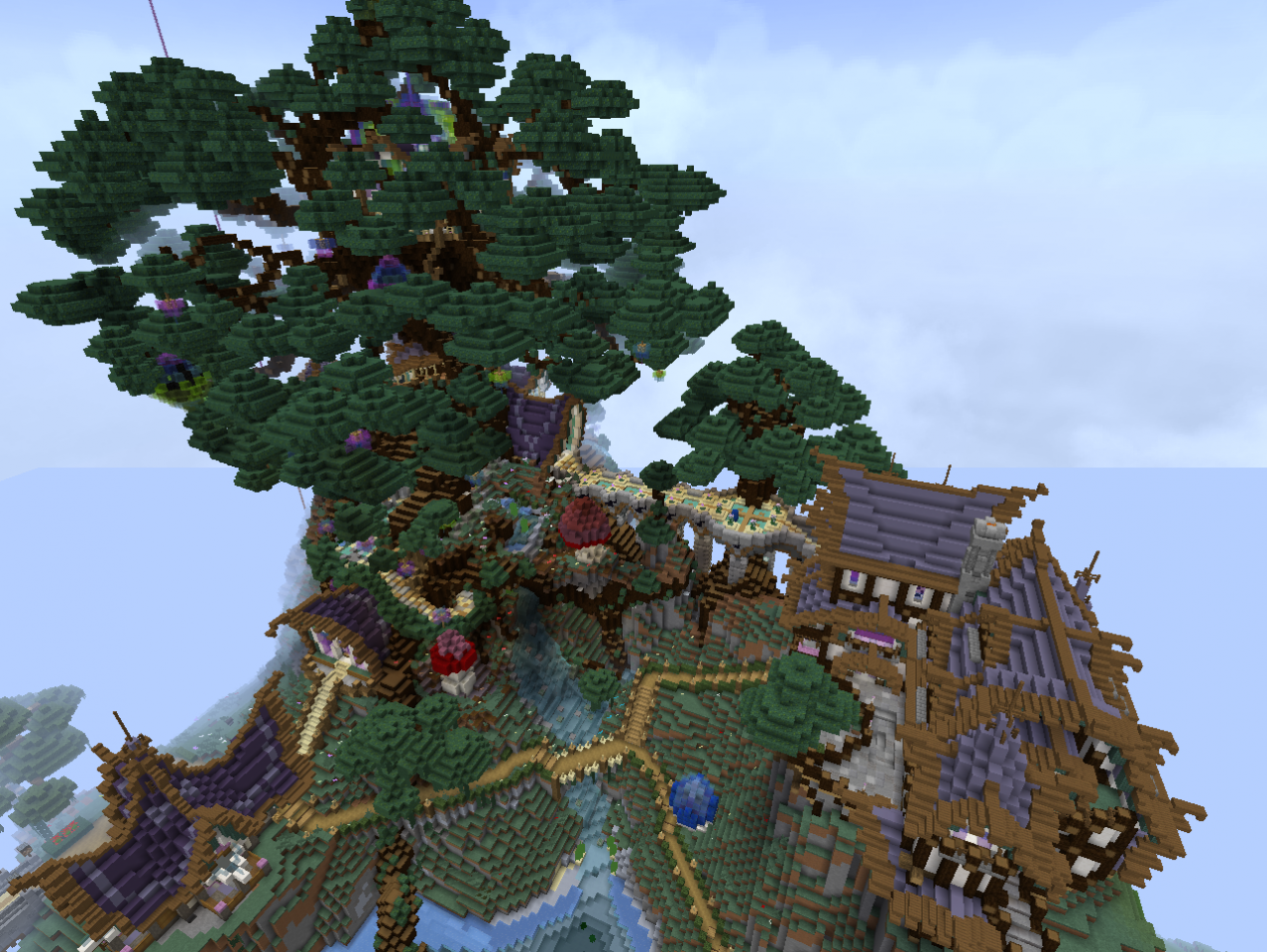 Psycosmic spawn: More than a big tree..... Minecraft Map