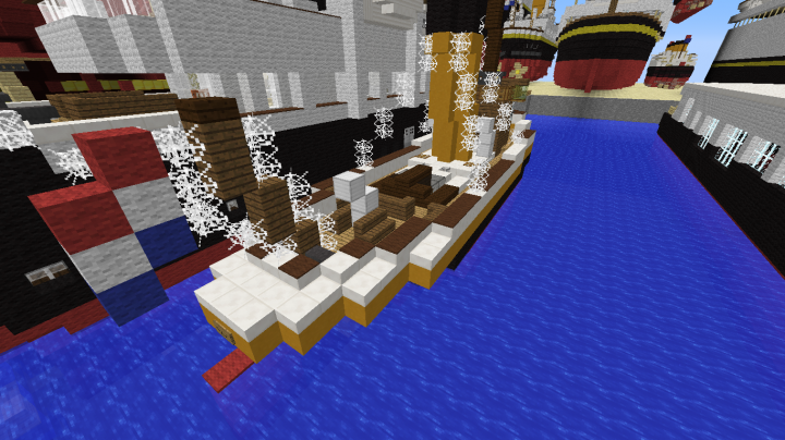 Small River Ferry the Southampton Minecraft Map