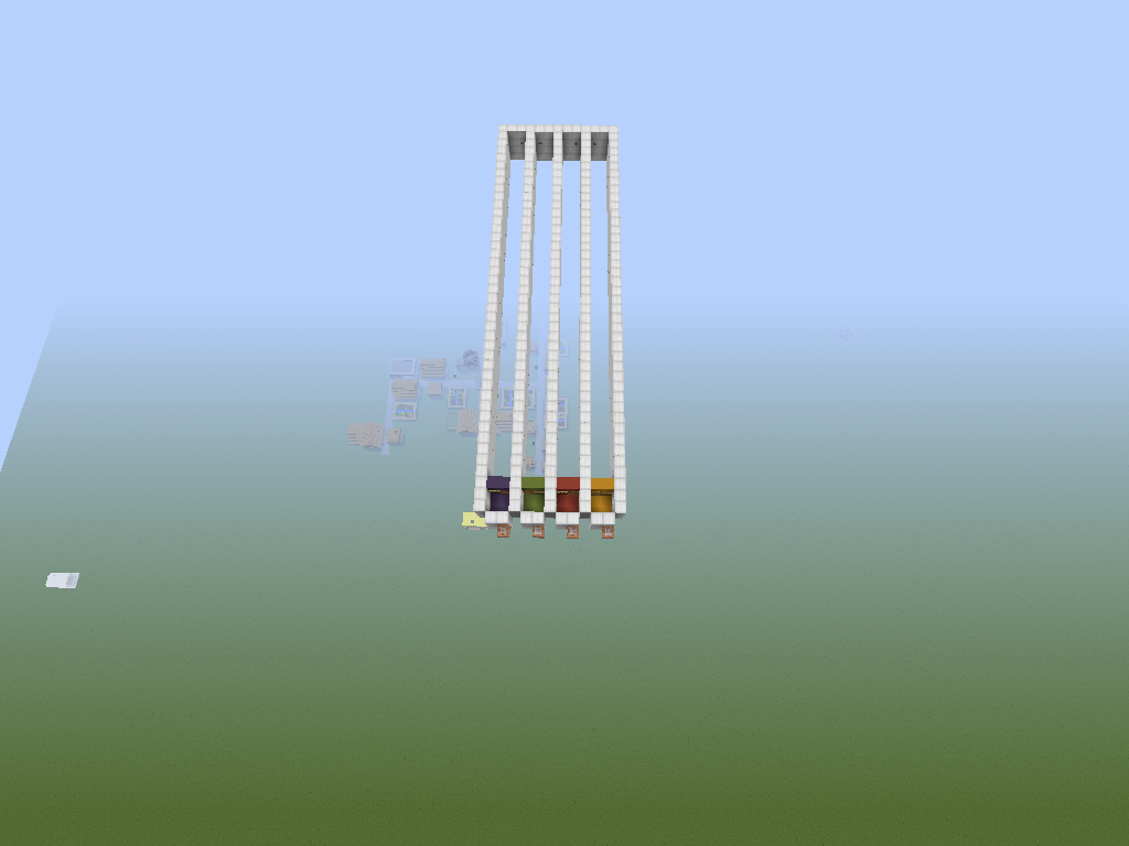 Rainbow & Normal Lucky Block Race Minecraft Map