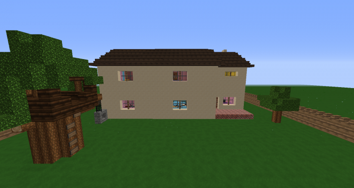 The Simpsons house Minecraft Map
