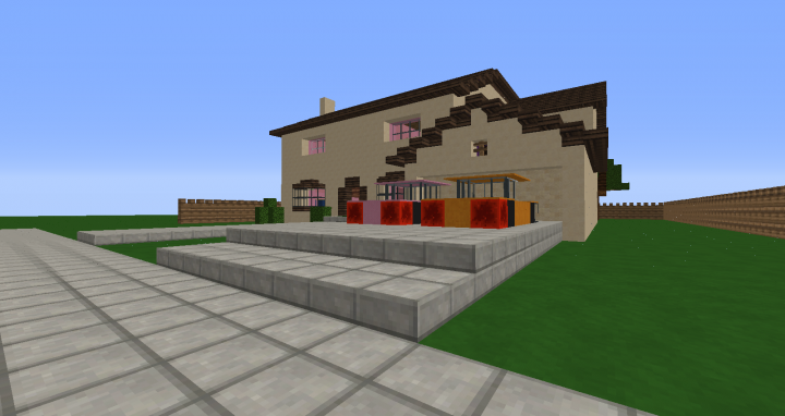 The Simpsons house Minecraft Map