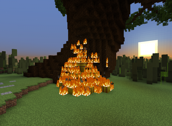 Yggdrasil the last refuge, In the trees solo build Minecraft Map