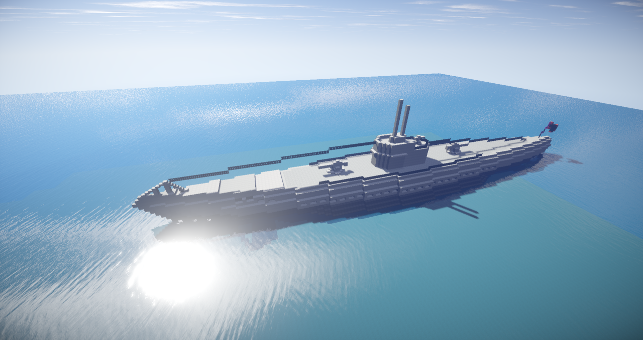 German Type IX submarine Minecraft Map