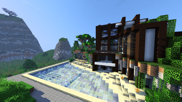 A Modern Cliff-House by Stevertus Minecraft Map