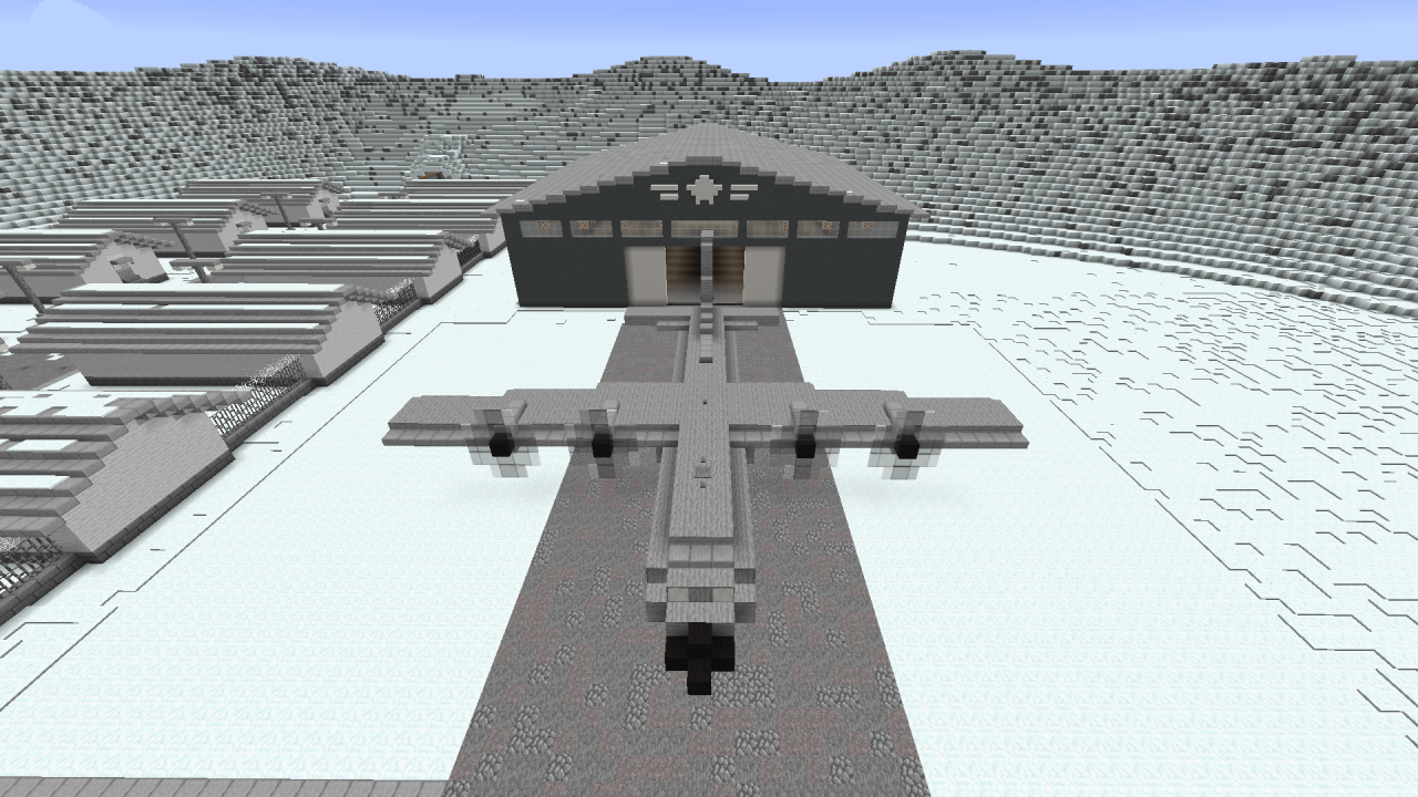 U.S. Air Force Lockheed C-130 Hercules 1:1 Minecraft Map