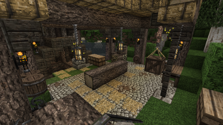 Medieval Waterwheel Minecraft Map