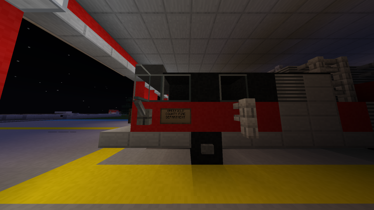 Greenfield fire department pack 3 County fire department Minecraft Map