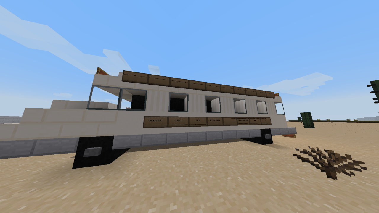 Greenfield fire department pack 3 County fire department Minecraft Map