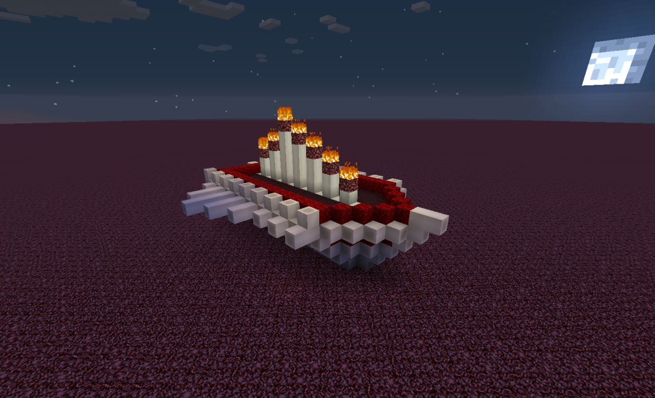hellspawn lava ship Minecraft Map