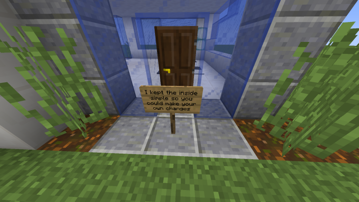 13x13 modern build Minecraft Map