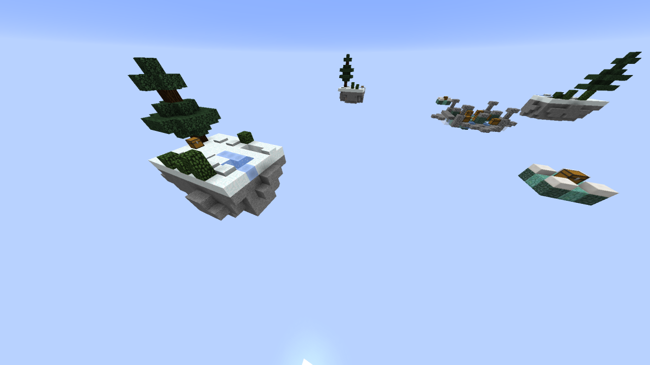 Winter SkyWars Minecraft Map
