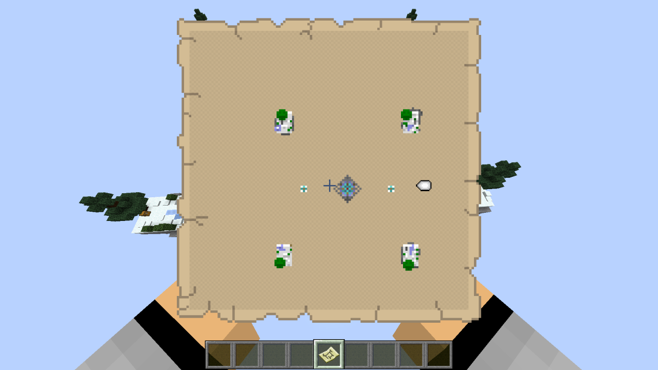 Winter SkyWars Minecraft Map