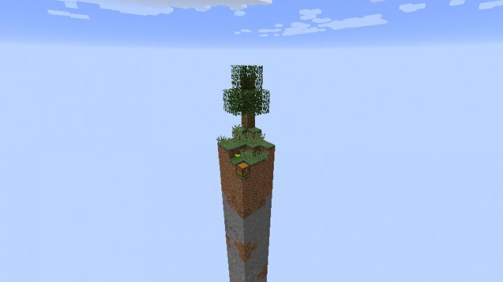 4x4 Survival (1.11 Snapshot 16w39a+) Minecraft Map