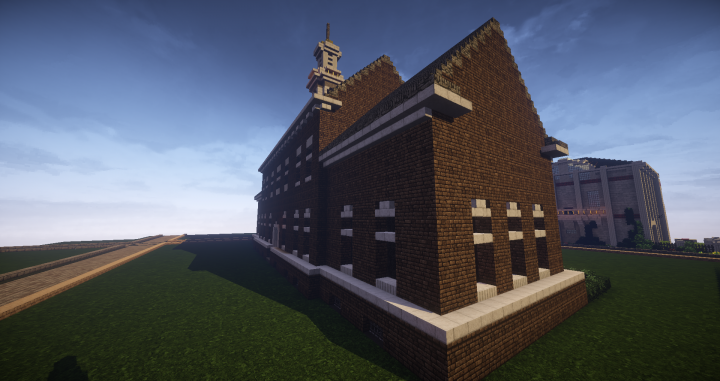 American Town Hall Minecraft Map