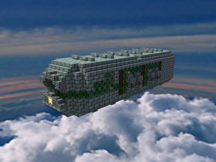 The Alcólain Empire of Eolas: Amnixiel-Class Gunship Minecraft Map