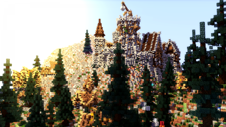 Plot Build | Medieval Castle Minecraft Map